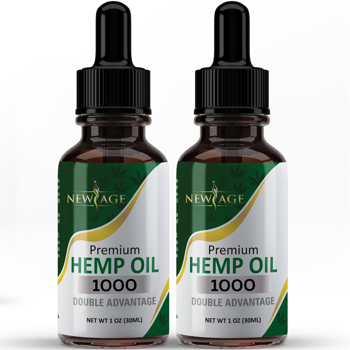 (2-Pack) Hemp Oil 1000 MG – NewAgeNaturals